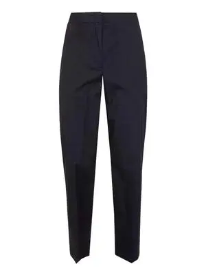 Seventy Cotton Straight Leg Trousers - Blue