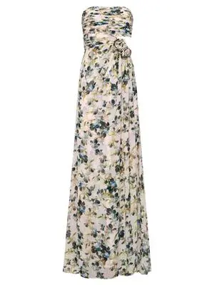 Cinq À Sept Magy Strapless Gown - Neutrals