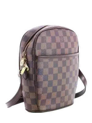 LOUIS VUITTON Louis Vuitton Ipanema Damier PM Crossbody Bag Brown