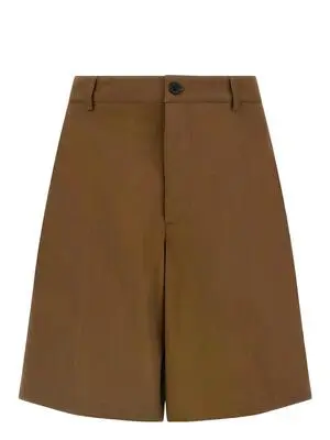 DEPARTMENT 5 Buttoned Bermuda Shorts - Brown