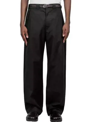 ROA Buckle-detail Trousers - Black