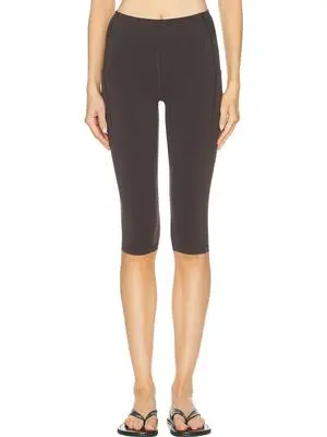 LITERARY SPORT Lena Capri Tights - Ash