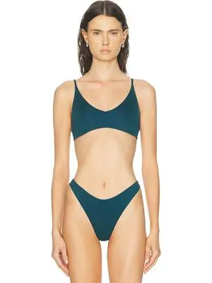LEFT ON FRIDAY Left On Friday Sunday Bikini Top Deep End