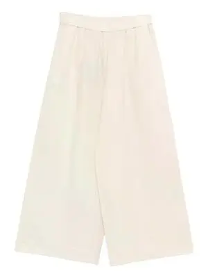 Max Mara Elastic-waistband Trousers - Neutrals