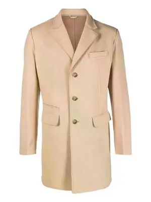 Karl Lagerfeld Single-breasted Knee-length Coat - Neutrals