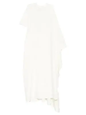 Coperni Draped Asymmetric T-shirt Dress - Neutrals