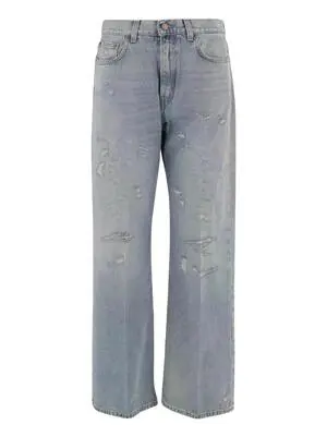 HAIKURE Winny Distressed Jeans - Blue