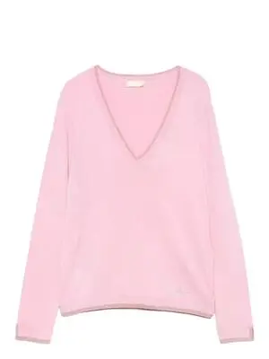 Liu Jo V-neck Sweater - Pink