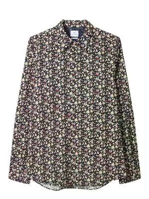 Paul Smith Floral-print Shirt - Black