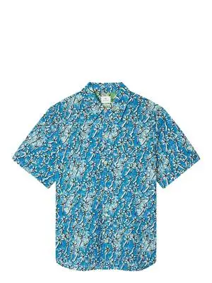 Paul Smith Floral-print Button-up Shirt - Blue