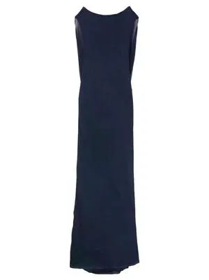 Jacquemus Plumetis Spaghetti-strap Maxi Dress - Blue