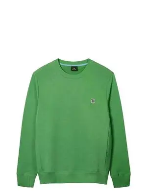 Paul Smith Zebra-motif Crew-neck Sweatshirt - Green