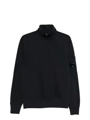 C.P. COMPANY Half-Zip Sweatshirt Blue