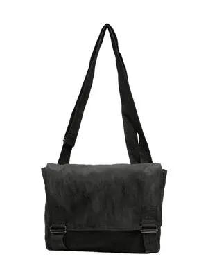 Masnada Buckle Shoulder Bag - Black