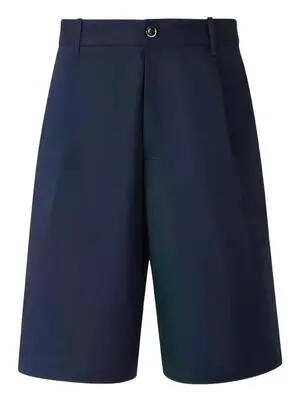 NINE:INTHE:MORNING Tailored Pleated Shorts - Blue