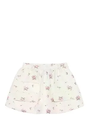 Baum Und Pferdgarten Samaya Floral Mini Skirt - Neutrals