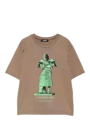 Undercover Graphic-print T-shirt - Brown