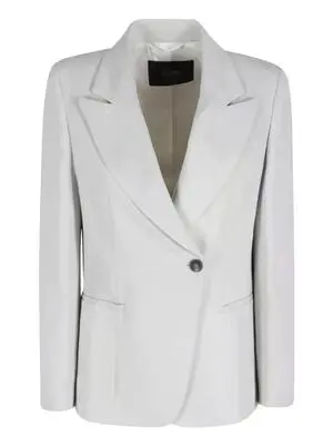 Seventy Single-breasted Buttoned Blazer - Grey