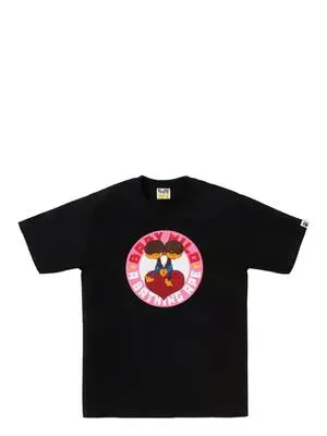 A BATHING APE Printed Graphic T-shirt - Black