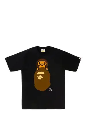 A BATHING APE Milo On Ape Head T-shirt Black