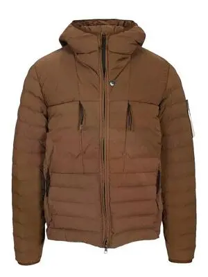 Stone Island Davis-tcc Hood Quilted Jacket - Brown