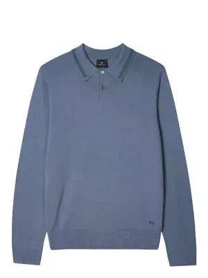 Paul Smith Logo-detail Polo Shirt - Blue