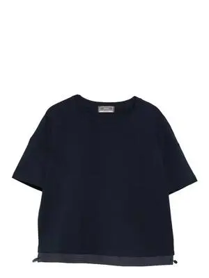 Herno Layered Hem T-shirt - Blue