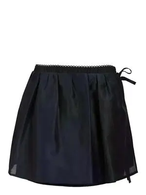 DUNST Layered Pleated Skirt - Black