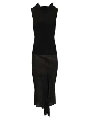 Rick Owens Asymmetric-hem Dress - Black