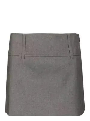 DUNST Integrated Briefs Micro Skirt - Grey