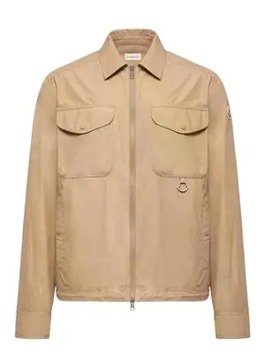 Moncler Zip-up Shirt Jacket - Neutrals