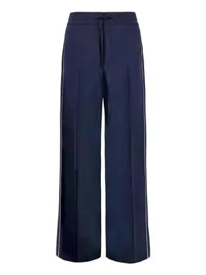 P.a.r.o.s.h Piped-Trim Trousers Blue