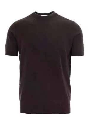 PAOLO PECORA Crew-neck T-shirt - Brown