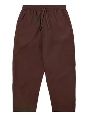 Universal Works Trousers With Drawstring Brown