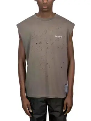 Satisfy Mothtech Distressed Vest - Neutrals