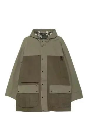 Barbour Logo-embroidered Coat - Green