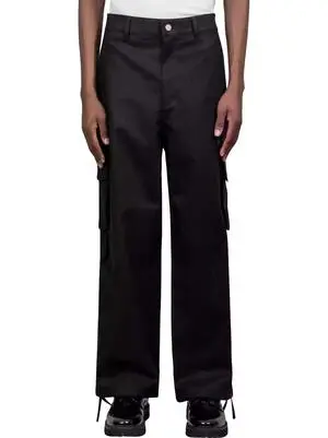 ARTE ANTWERP Button Trousers Black