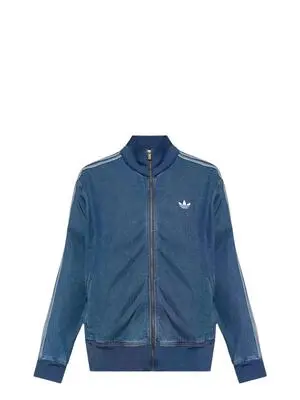 Adidas Adicolor Denim Firebird Sweatshirt - Blue