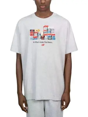 NEW BALANCE Graphic-print T-shirt - Grey