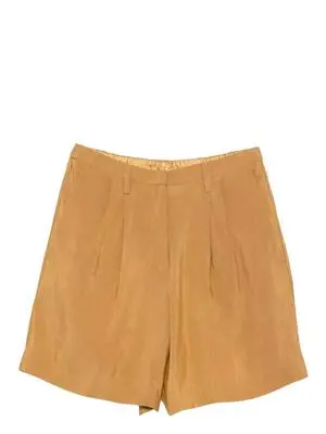 FORTE_FORTE Tailored Shorts - Brown