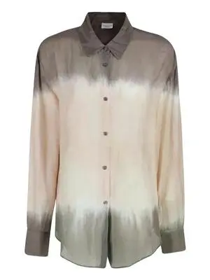 ROBERTO COLLINA Buttoned Shirt Neutrals
