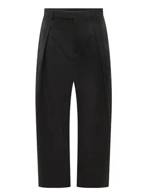 MORDECAI Sartorial Pleated Trousers - Black