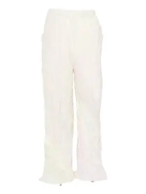 GONGDID DESIGN Elastic-waistband Trousers - Neutrals