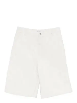 Carhartt Work In Progress Striped Cotton Shorts - Neutrals