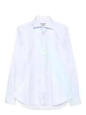 Canali Striped Shirt - Blue