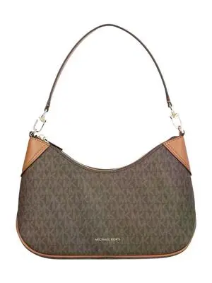Michael Kors Wilma Monogram Shoulder Bag - Brown