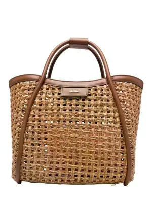 Max Mara Small Marine Tote Bag Neutrals