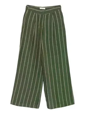 JCSOPHIE Leroy Striped Palazzo Pants - Green