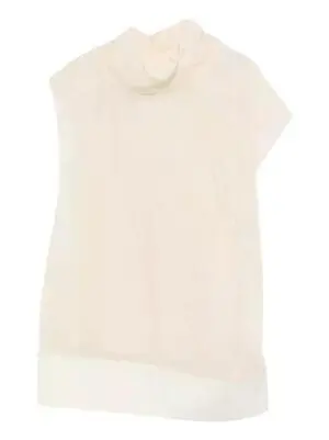 Sportmax Spsgrado Sleeveless Blouse - Neutrals