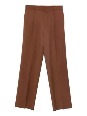LARDINI Pleated Trousers - Brown
